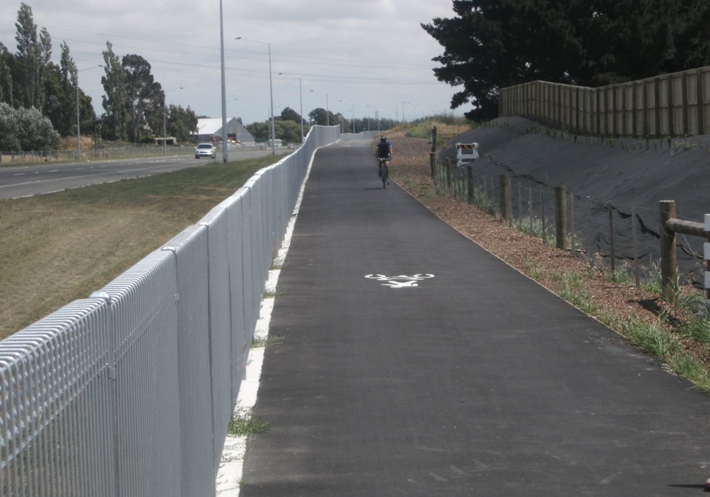First Look: Southern Motorway Cycleway (Pt.1) – Cycling in Christchurch